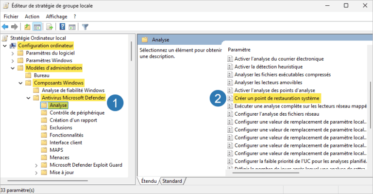 Windows 11 : comment créer un point de restauration