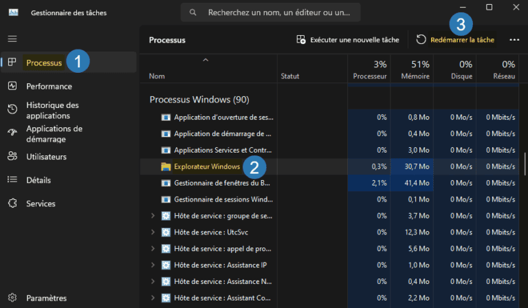 Réparer la recherche Windows 11 qui ne fonctionne plus